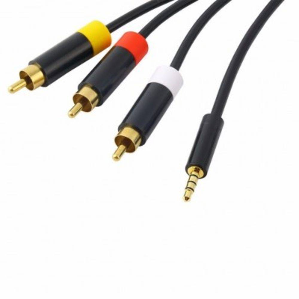 CABO AV AUDIO E VIDEO X-BOX 360 SUPER SLIM - Play Informática Pinhais