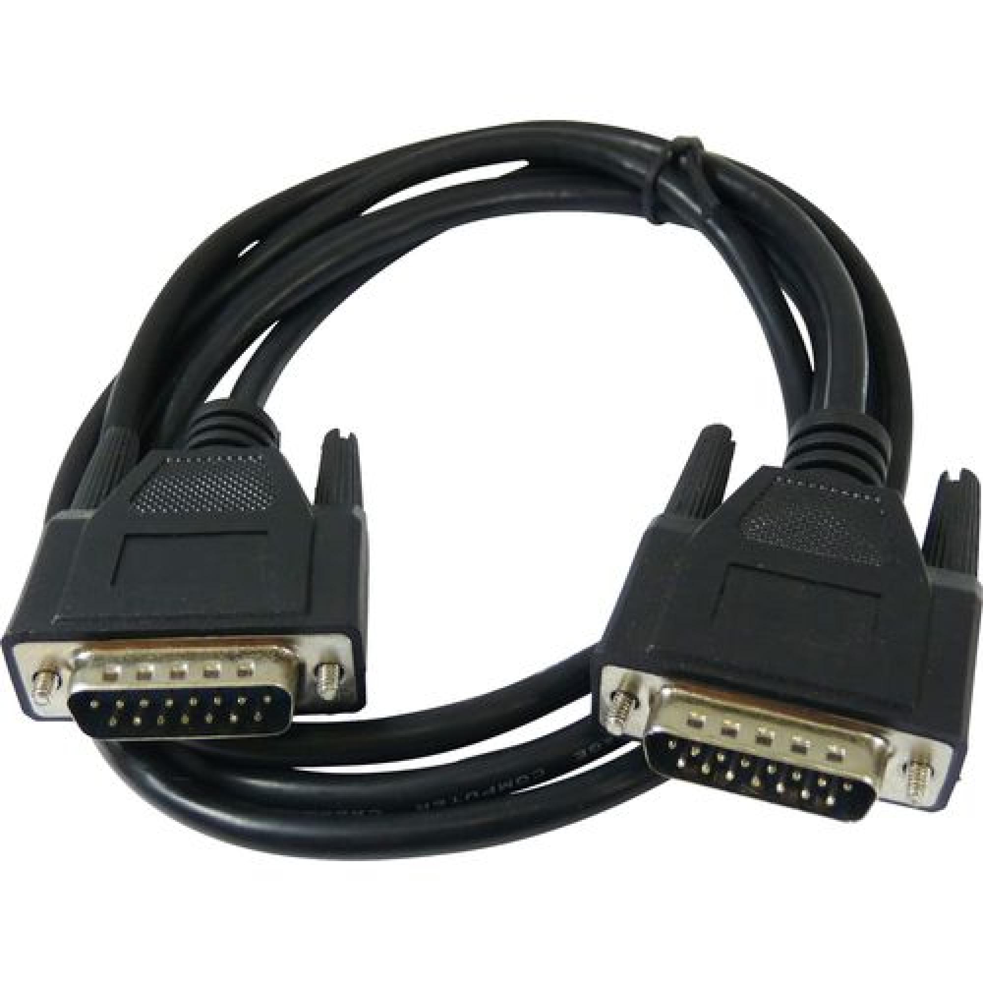 CABO DB15 X DB15 PADRÃO APPLE 1,8 METROS PRETO PLUS CABLE - Play ...