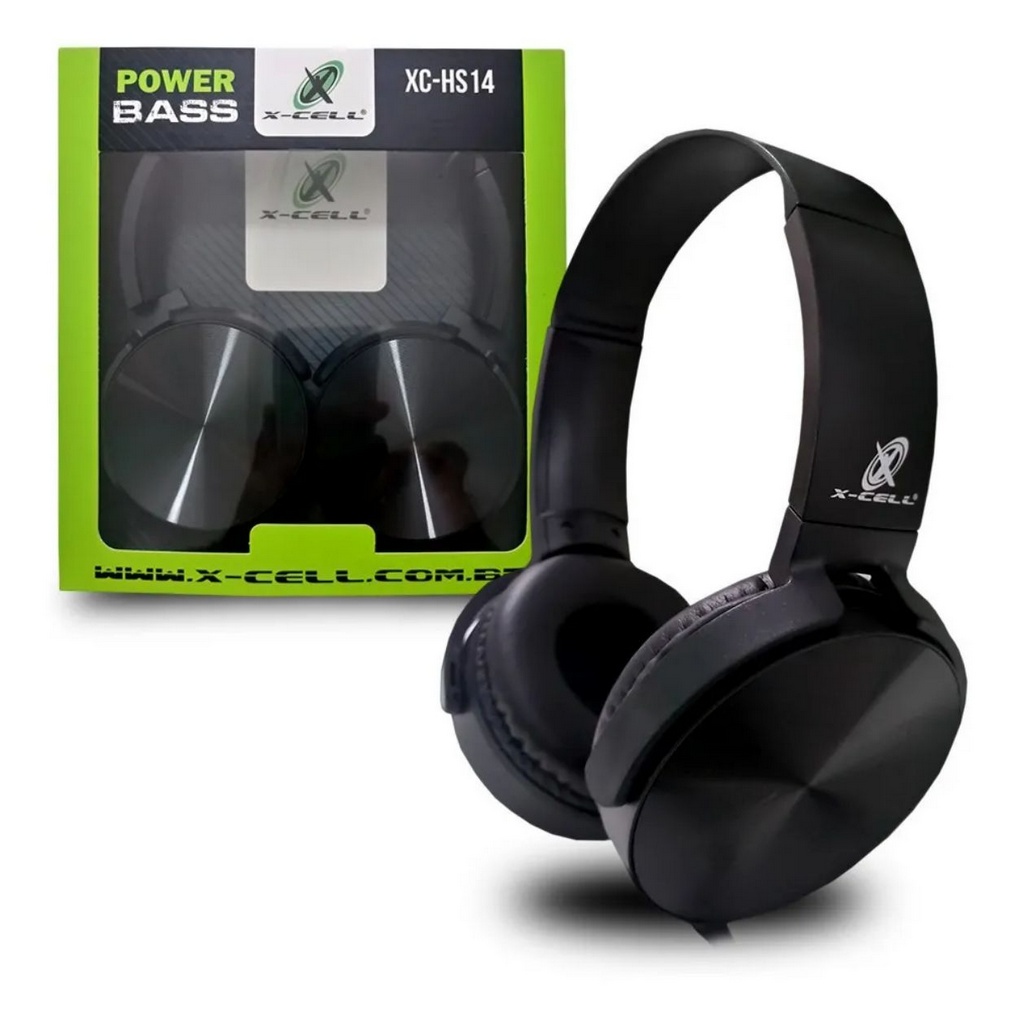 FONE DE OUVIDO HEADPHONE X- CELL XC-HS14 - Play Informática Pinhais