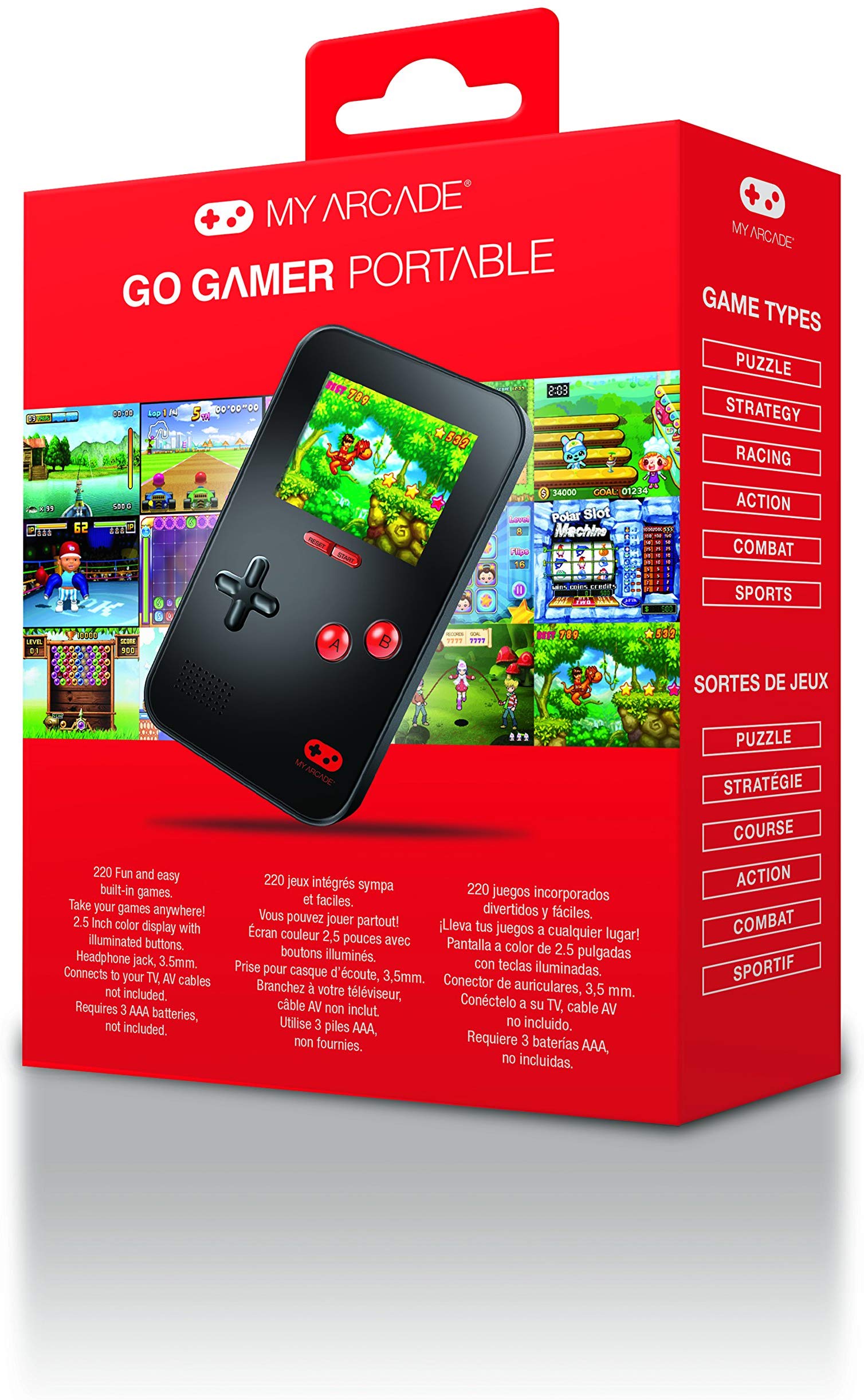 MY ARCADE GO 220 16MY ARCADE GO GAMER PORTÁTIL GAMING SISTEMA COM 220 ...