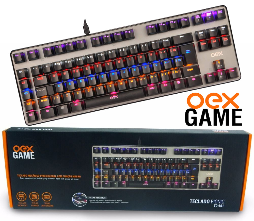 TECLADO BIONIC TC601 - Play Informática Pinhais